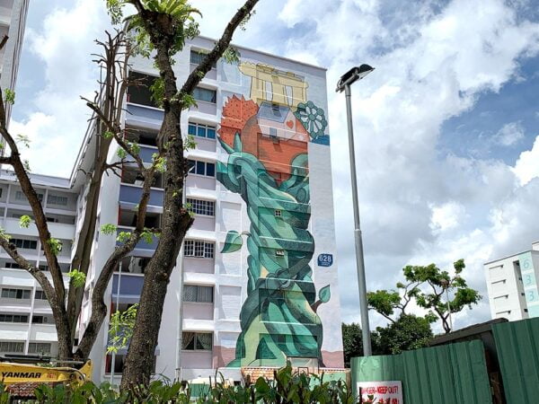 Where to find the huge Hougang HDB murals - The Occasional Traveller