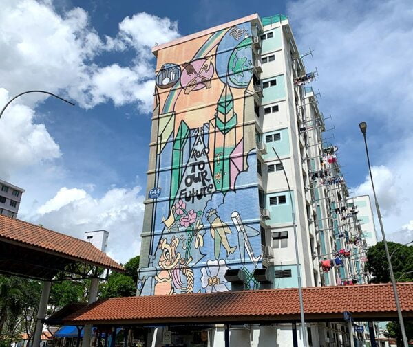 Where to find the huge Hougang HDB murals - The Occasional Traveller