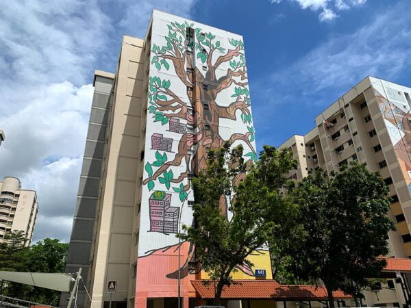 Where to find the huge Hougang HDB murals - The Occasional Traveller