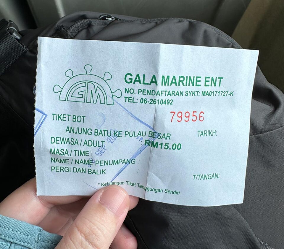 Melaka day trip to the weird tiny island Pulau Besar - The Occasional ...