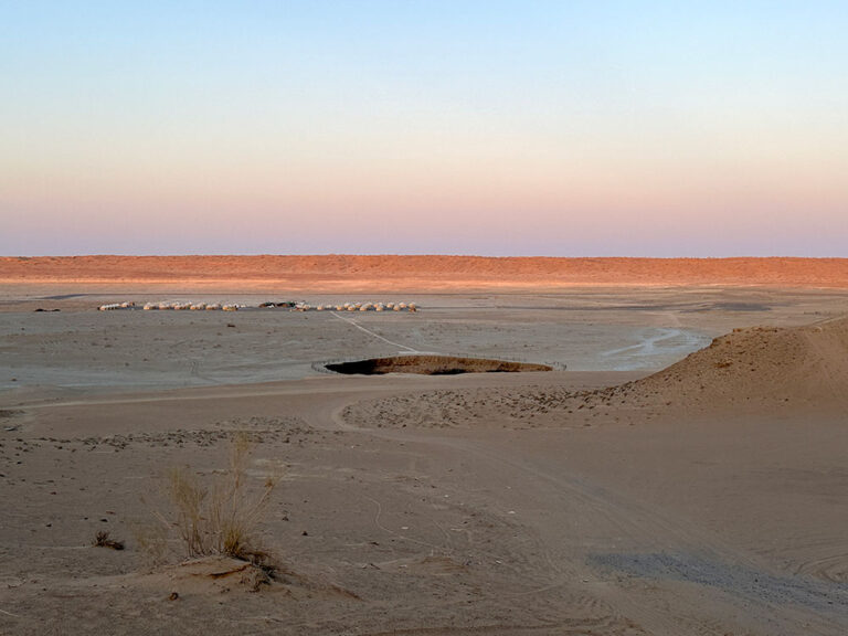 Overnight at the Gates of Hell: Visiting Darvaza Gas Crater in ...